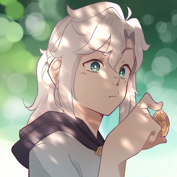 Draw an original or fan art anime character by Talisui | Fiverr