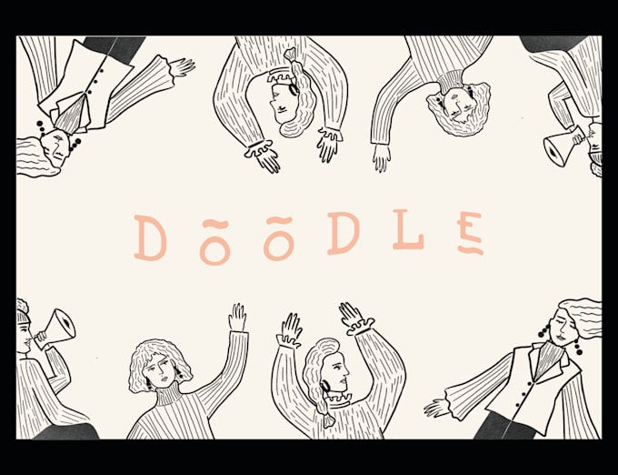 Create a doodle illustration of people by M_auditia | Fiverr