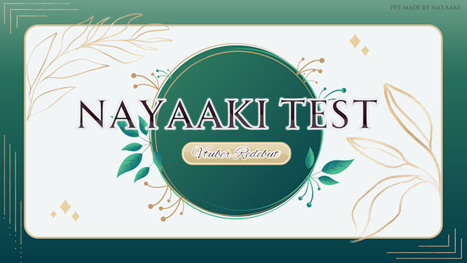 Do a ppt for your vtuber redebut or debut by Nayaakiart | Fiverr