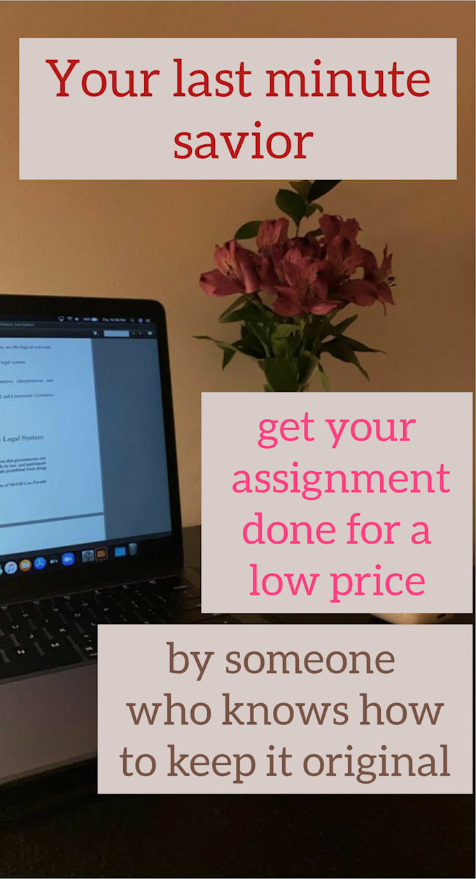 Do your assignment as soon as you want it by Pratishtha29 | Fiverr