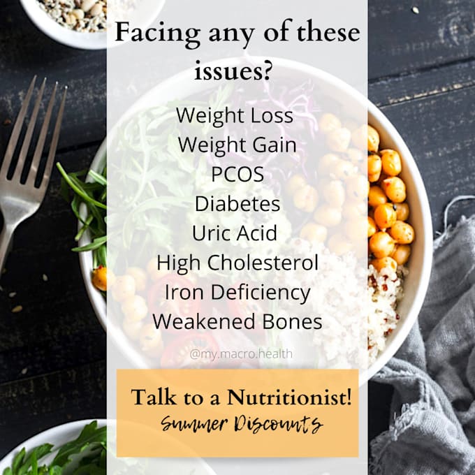 Create a customised diet plan by Mahnoorqaiser11 | Fiverr