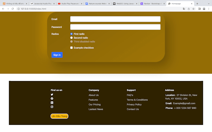 Build a website using bootstrap by Hoangpham286 | Fiverr