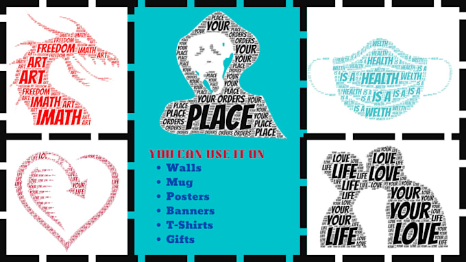 Do word art, typography within 24 hrs by Imathfreedomart | Fiverr