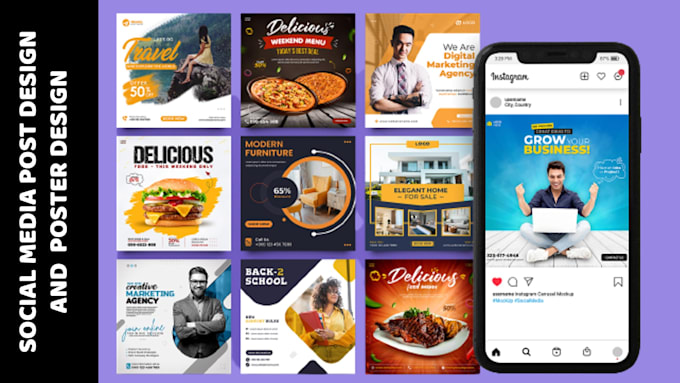 Do creative social media post design and attractive poster design by ...