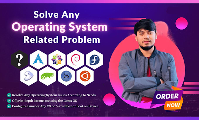 Fix any linux operating system problem by Giveturn | Fiverr