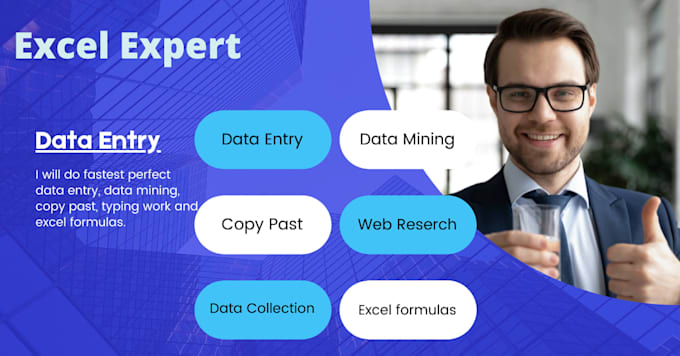 Do fastest perfect data entry by Faisal_758 | Fiverr