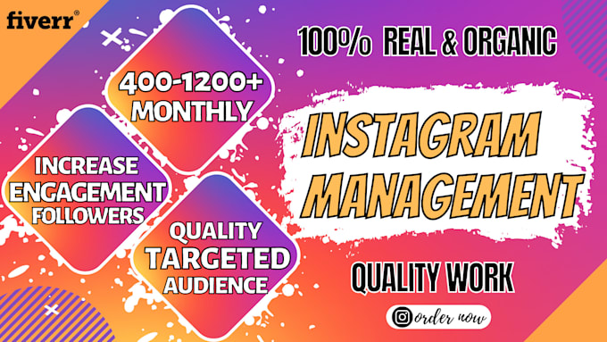 Instagram marketing or promotion to increase followers, engagement by ...