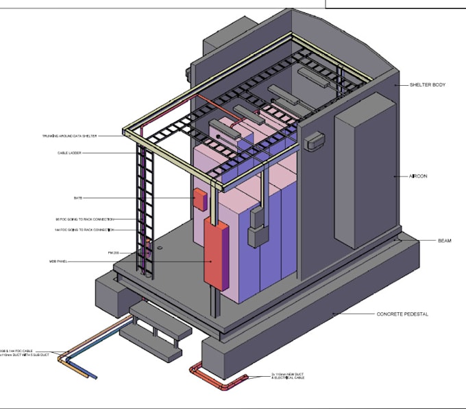 Do telecom design both osp isp landscape irrigation design by Husni89 | Fiverr