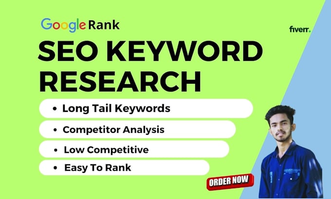 Seo keyword research and competitor analysis by Hasib926 | Fiverr