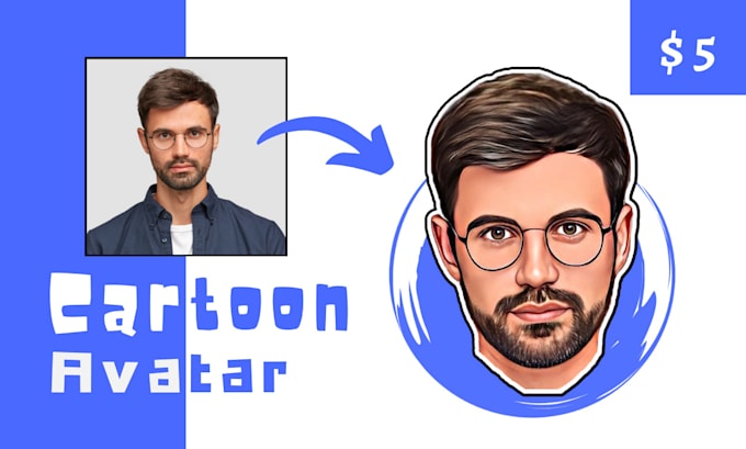 Do cartoon avatar, profile picture for youtube, twitch logo by ...