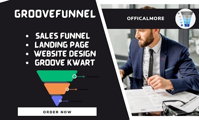 Build a groovefunnel landing page sales funnel groove kart groove ...