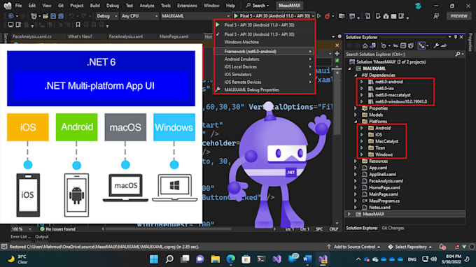 Develop cross platform app using dotnet maui by Mahmudofficial | Fiverr