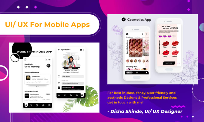 Design user friendly and aesthetic mobile apps and websites by ...