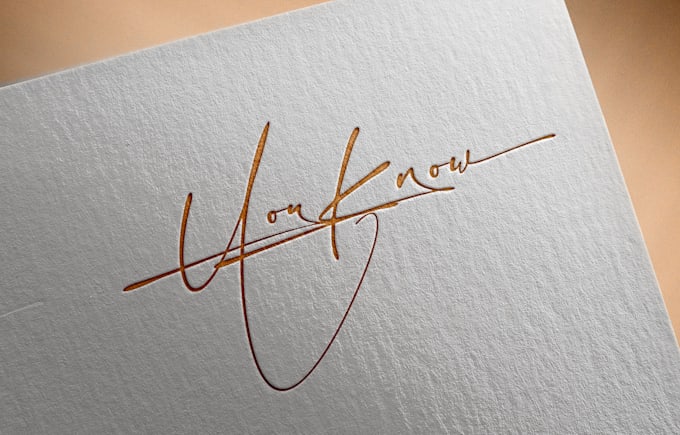 Design 5 unique and modern signature logo design in 24 hours by ...