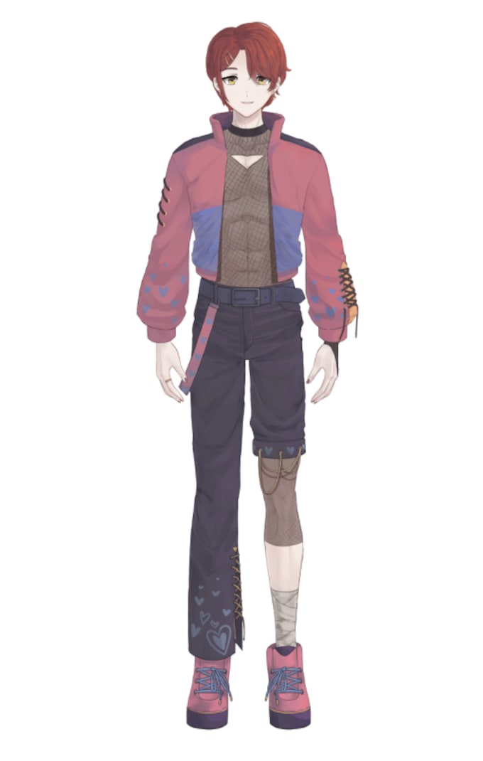 Draw a vtuber model divided into layers ready to rig by Kaiiyane | Fiverr