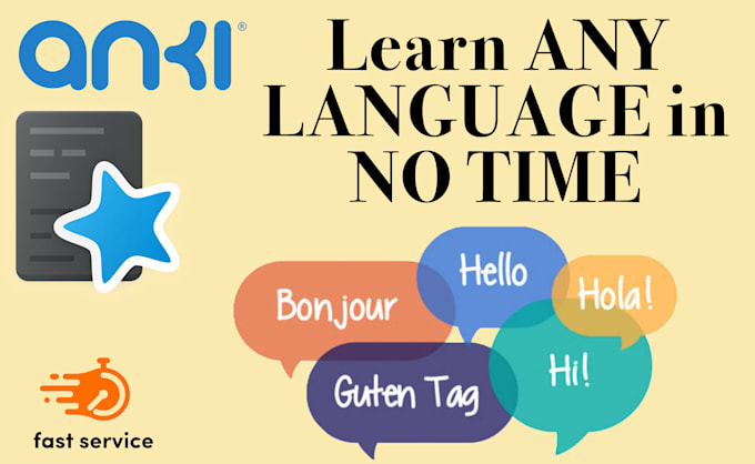Make powerful anki cards to learn any language by Githmahw | Fiverr