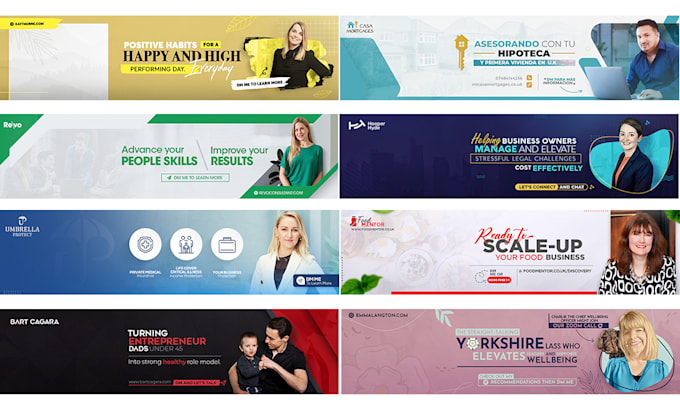Design professional and creative linkedin banner by Hushcreative05 | Fiverr