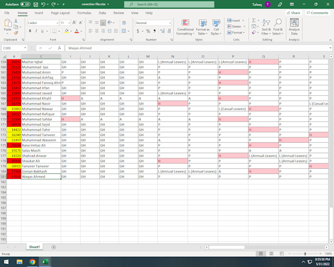 Have a large experience of data entry on ms excel by Taufiqali508 | Fiverr