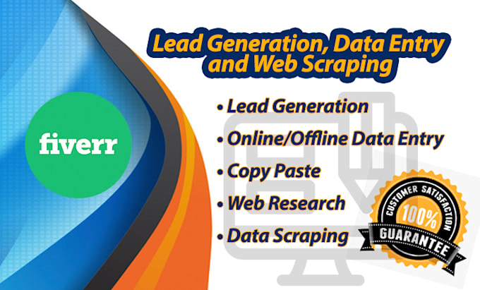 Do lead generation, data entry and web scraping by Adnanarshad00 | Fiverr