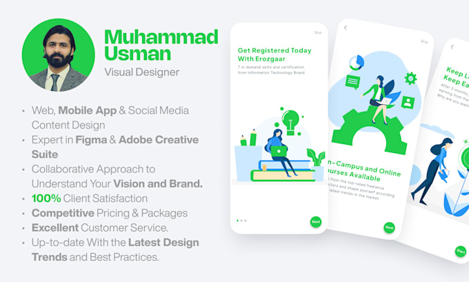Create engaging ui ux for your mob app design by Geralt_ofuiux | Fiverr