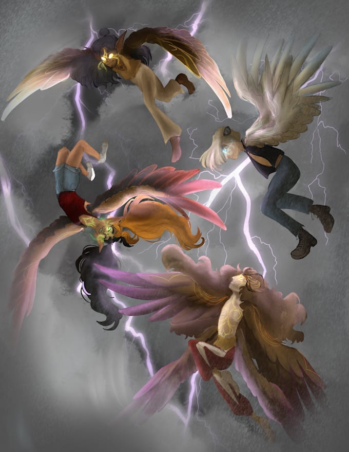 Create original character illustrations by Organic_tafcone | Fiverr