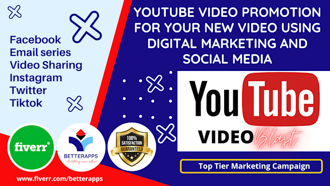 Do youtube promotion for your new video using digital marketing and ...