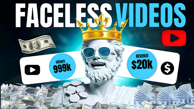 Be your faceless youtube video editor and yt automation channel setup ...