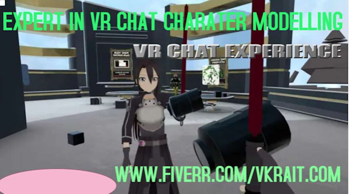 Create and design 3d custom vr chart character modeling by Vkrait | Fiverr