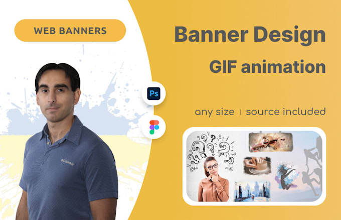 Create unique any size banner with gif animation by Stunny_design | Fiverr