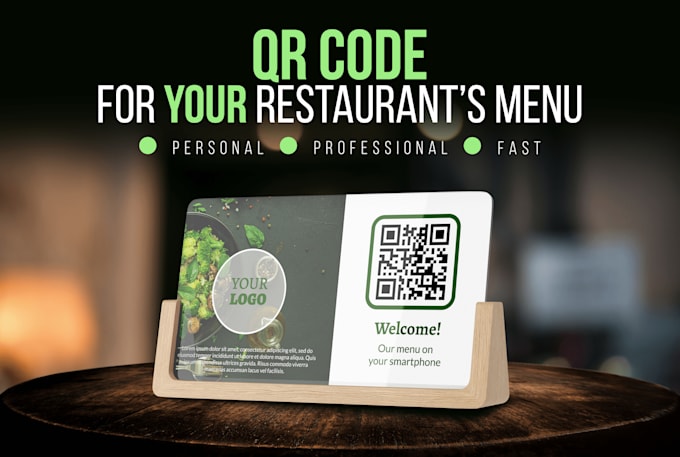 Create a digital qr code menu for your restaurant by Thenmx | Fiverr