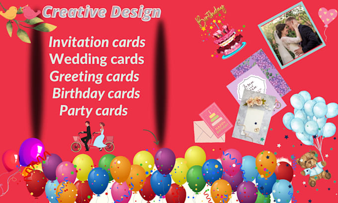 Urgent design invitation cards and envelopes by Rubysaddam | Fiverr