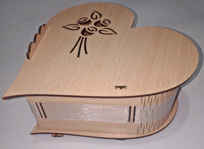 Draw a linear design for cnc laser cutting formatt dxf by Dxf_designer ...