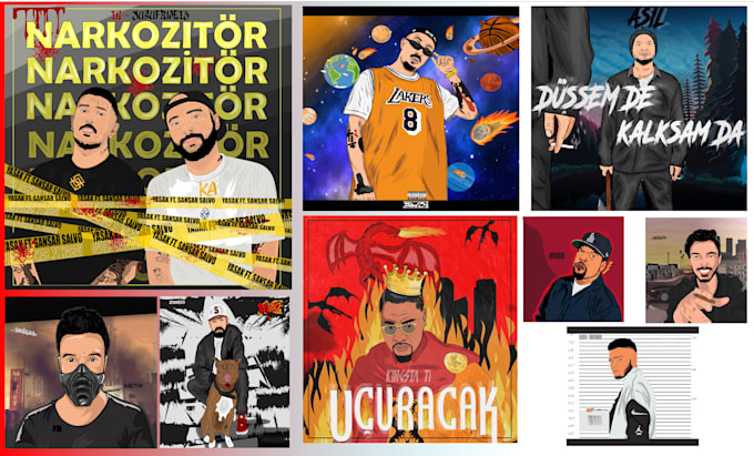 Custom digital cover art by Yusufzw | Fiverr
