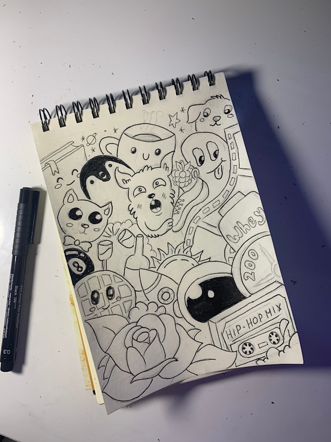 Create a doodle art for you by Strongncreative | Fiverr
