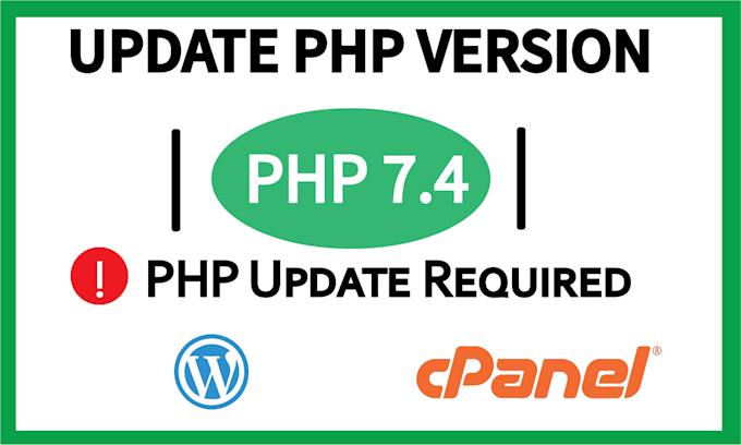Update php version, wordpress version, themes, plugins and database by ...