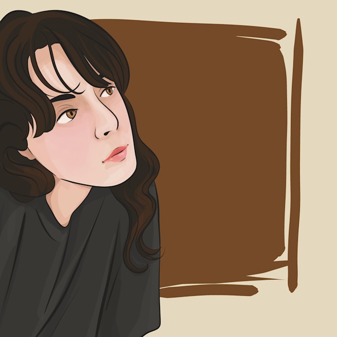 Make a portrait illustration from your photo by Milewq | Fiverr