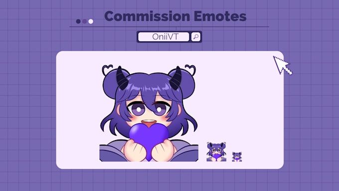 Commission emotes from twitch and discord by Oniivt | Fiverr