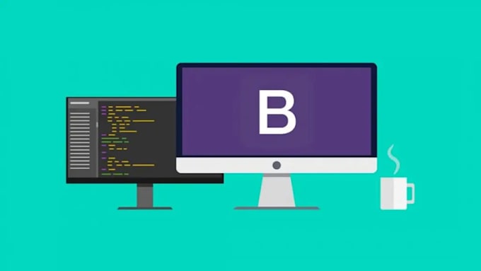 Develop a responsive html css js and bootstrap 4 website by Danang2020 ...