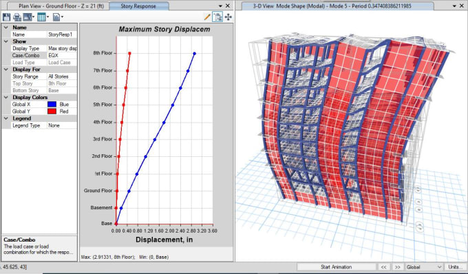 Do modeling and analysis of rcc building structures on etabs by Cad_tech_9 | Fiverr