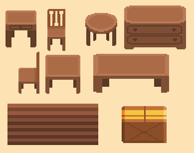 Create a drawing in 8bit and 16 bit pixels for you by Bunnyhause | Fiverr