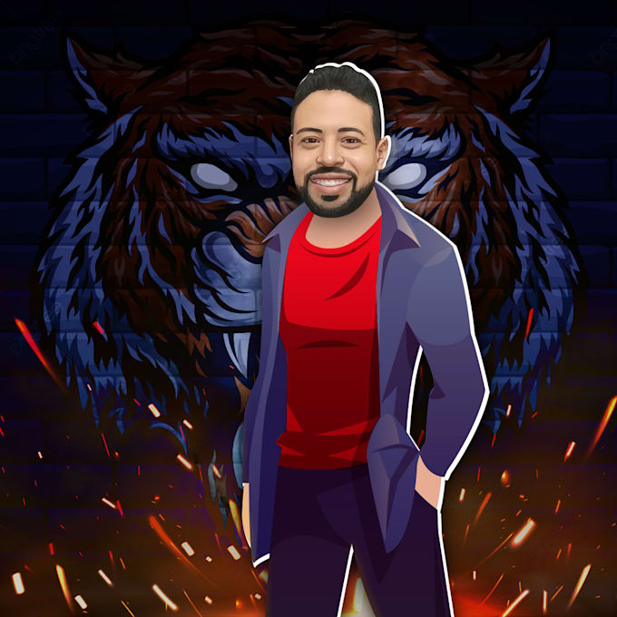 Turn your profile picture into a cartoon by Amremad542 | Fiverr