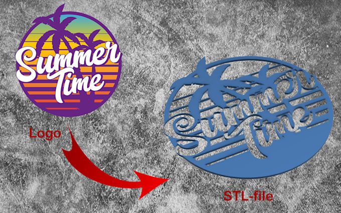 Do a stl file for 3d printing from your logo or designs by Jan ...