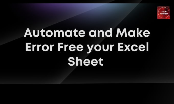 Automate your excel sheet by Tasir170 | Fiverr Automate your excel sheet by Tasir170 | Fiverr