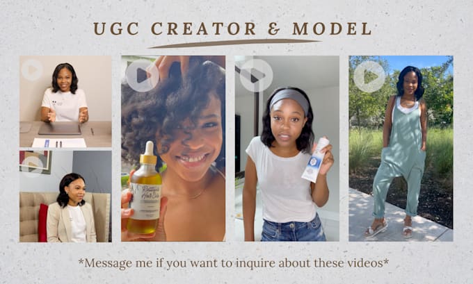 Be your ugc model for lifestyle content, photos and videos by ...