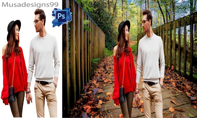 Change image background, crop images, color correction etc by ...