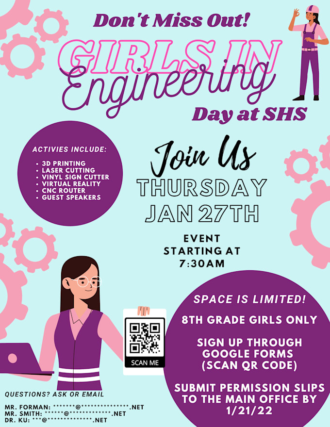 Create an engaging flyer for your event by Caro_cor | Fiverr