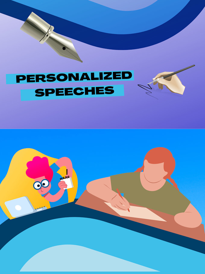 Write a personalized speech for you by Goman59 | Fiverr