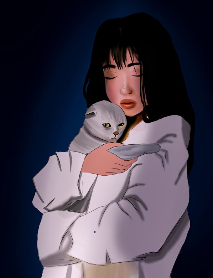 Draw an original and individual character by Tsukikofukui | Fiverr