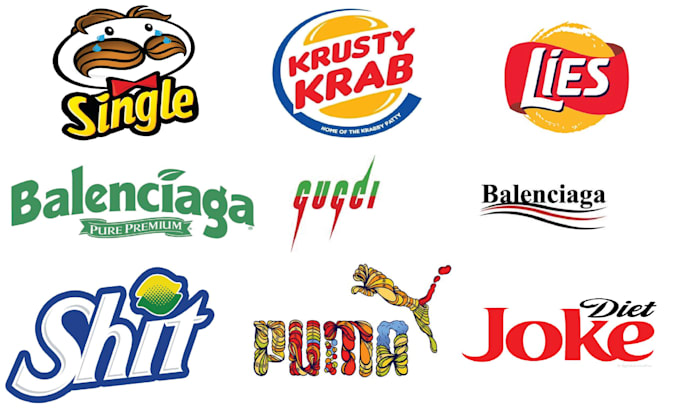 Do remake ,recreate, spoof, parody any logo with your brand for you by ...