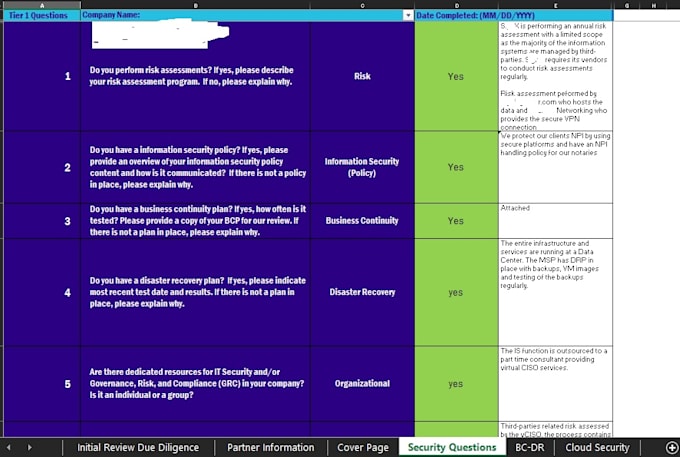 Provide client winning answers for your security questionnaire by ...